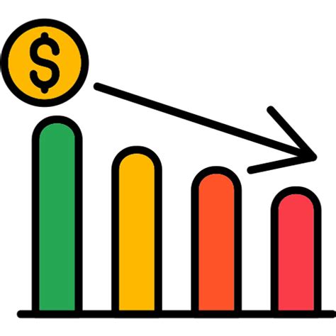 Profit Decrease Cash Dollar Exchequer Finance Money Icon