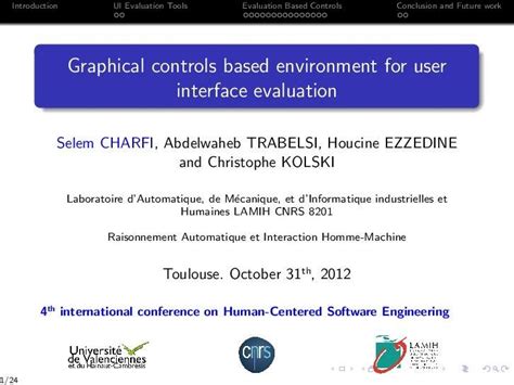 Pdf Graphical Controls Based Environment For User Interface Evaluation Dokumen Tips