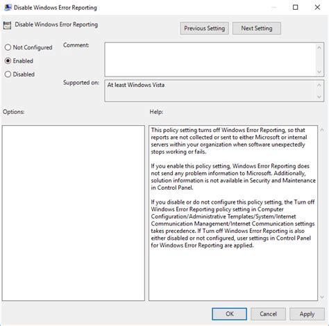 Enable Or Disable Windows Error Reporting In Windows 10 Techcult