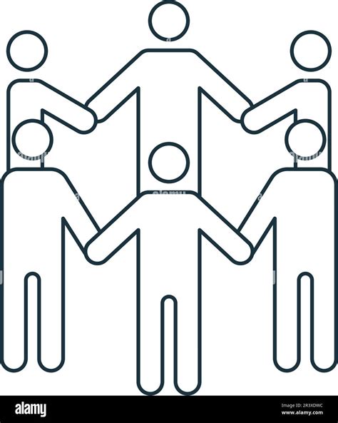 Community Icon Monochrome Simple Sign From Core Values Collection Community Icon For Logo