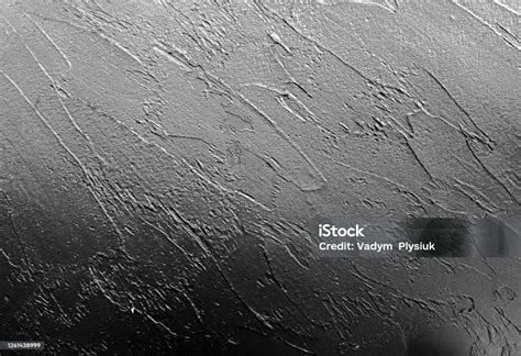 회색 콘크리트 석고 배경 벽에 브러시 스트로크 추상미술 아이디어 달 질감 도시 공간 우주 테마 0명에 대한 스톡 사진 및 기타 이미지 Istock