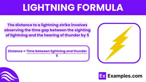 lightning formula formula applications examples problem