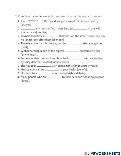 Class 1 Language Development Worksheet Live Worksheets Worksheets Library