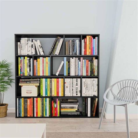 Большой Книжный Стеллаж, Стеллаж для Дома Черный Или Венге — Купить ...