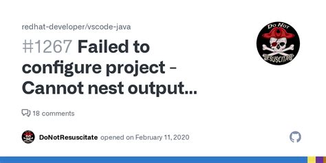 Failed To Configure Project Cannot Nest Output Folder · Issue 1267