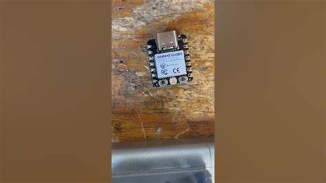 Soldering On Header Pins Onto A Tiny Micro Controller Esp32 C3 Youtube