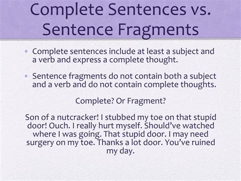 PPT Parts Of A Sentence PowerPoint Presentation Free Download ID 4073219