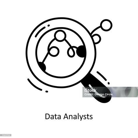 Data Analysts Doodle Icon Design Illustration Networking Symbol On