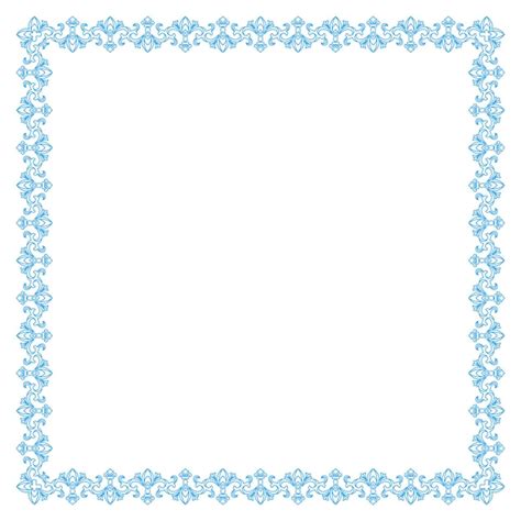 Premium Vector Decorative Square Frame Template For Decoration Decoration And Design Postcards