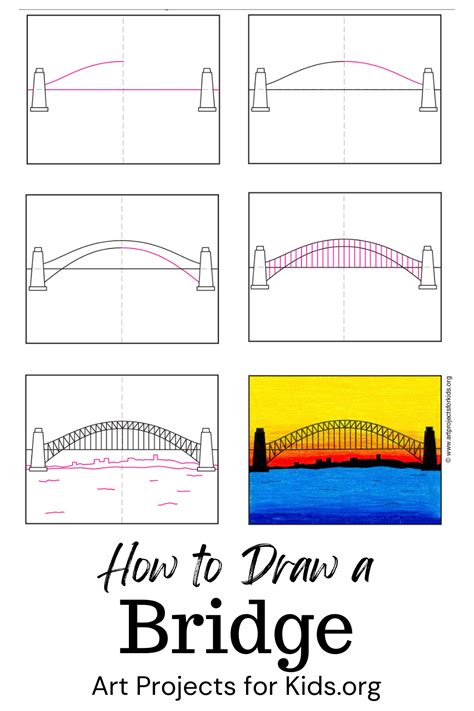 Inside You Ll Find An Easy Step By Step How To Draw A Bridge Tutorial Stop By And Download