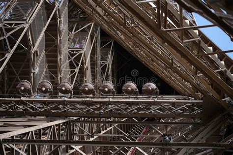 detail of the eiffel tower stock image image of architectural 339615203