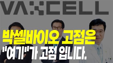 박셀바이오 주가 전망 목표주가는 여기 까지 입니다목표가기업분석 Youtube