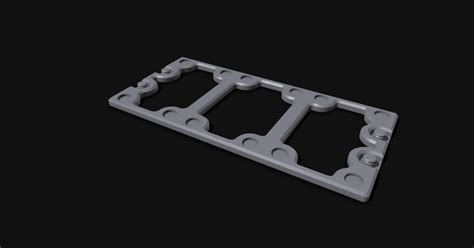 Base Pieces For 7 Segment Displays By Steven Keller Download Free STL Model Printables Com