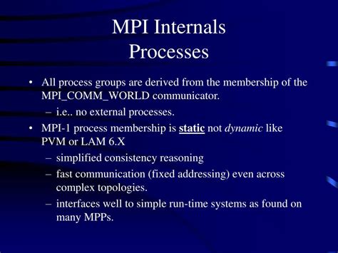 Ppt Managing Heterogeneous Mpi Application Interoperation And