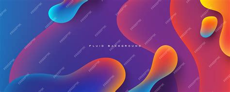 Premium Vector Abstract Fluid Background Colorful Liquid Color Design Vector