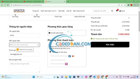 Website Php Quản Lý Cửa Hàng Shop đồ Thể Thao Code Thuần Php Mysql Sàn Giao Dịch Source Code