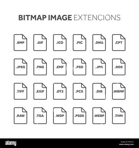 Lineoutline Flat Style Icon Set Source Code Programming File Type Extension Document Format