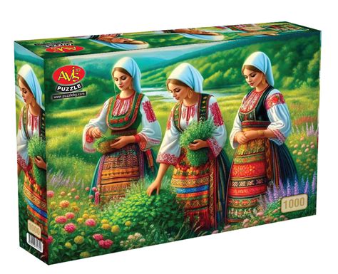 Puzzlebg Еньовден пъзел 1000 елемента Български пъзели с високо качество