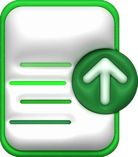 3d Illustration Icon Data Upload Data Loading Symbol 26913502 Png