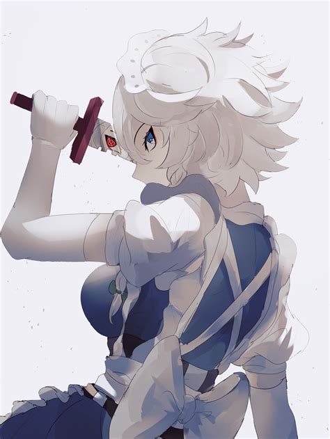 Izayoi Sakuya Sakuya Izayoi Touhou Image By Naufaldreamer Zerochan Anime Image