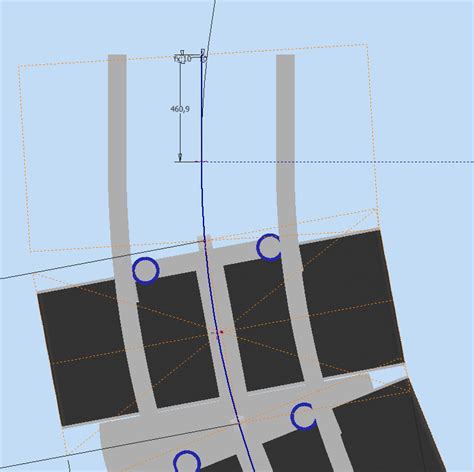 Solved Pattern Features Along A Line Not Aligning Properly
