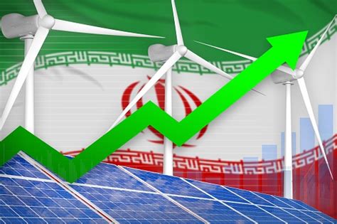 이란 태양과 풍력 에너지 상승 차트 화살표현대 자연 에너지 산업 그림 3d 일러스트레이션 0명에 대한 스톡 사진 및 기타 이미지 Istock