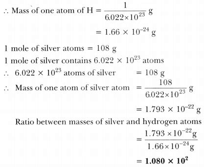 Atoms And Molecules Class Extra Questions Science Chapter Learn CBSE