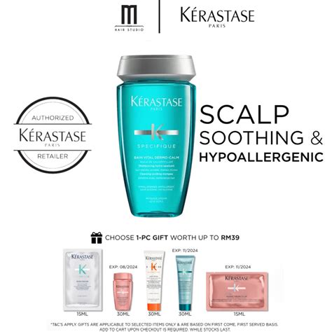 Kerastase Specifique Bain Vital Dermo Calm Shampoo For Sensitive Scalp And Normal Hair 250ml