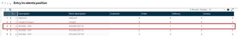 How To Setup Round Off Invoice Element In Sage X3