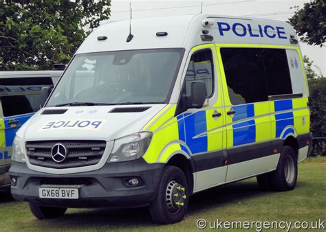Gx68 Bvf Surrey Police Sussex Police Mercedes Sprinter Uk Emergency