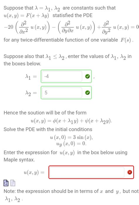 Solved Suppose that λ λ1 λ2 are constants such that Chegg com