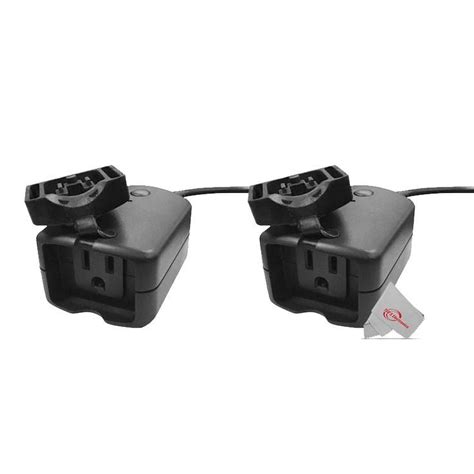 2x Vivitar Outdoor Waterproof Smart Plug WiFi Outlet Works With Alexa Echo Google Home No Hub