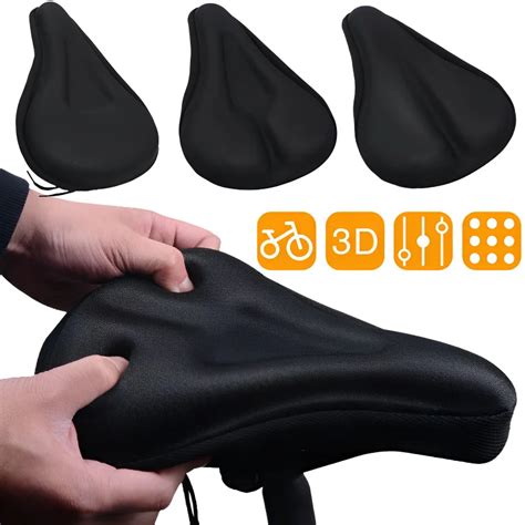 자전거 안장 쿠션 싸이클 무 커버 3d 실리콘 젤 패드 고 두꺼운 사이클링 시트 산악 부품 티몬