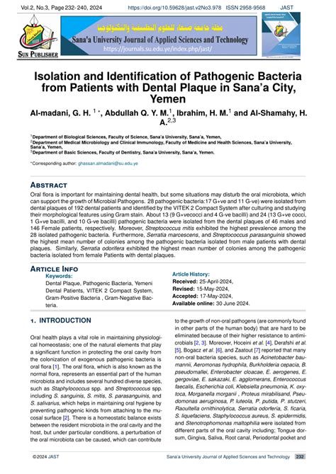 Pdf Isolation And Identification Of Pathogenic Bacteria From Patients