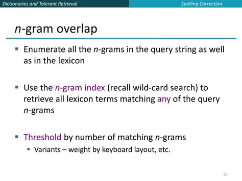 ppt lecture 4 dictionaries and tolerant retrieval powerpoint presentation id 5200568