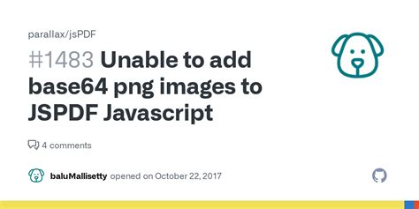 Unable To Add Base64 Png Images To Jspdf Javascript · Issue 1483