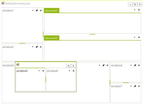Building An Advanced Layout At Runtime Winforms Dock Control Telerik Ui For Winforms