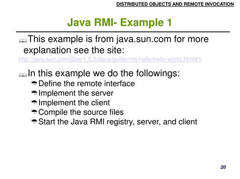 Ppt Introduction To Distributed Objects And Remote Invocation Middleware Powerpoint