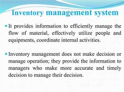 Inventry Control Ppt