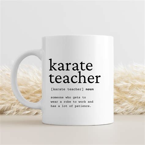 Karate Teacher Mug Karate Teacher T Karate Instructor T Karate Teacher Appreciation