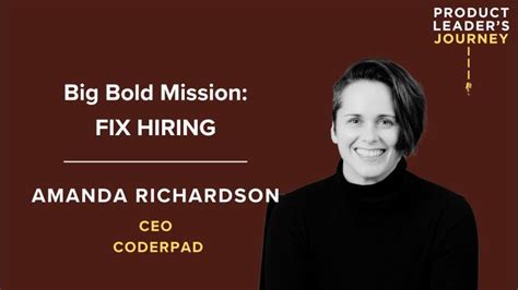 Amanda Richardson On Linkedin S2e2 On A Mission To Fix Hiring Amanda Richardson Ceo Coderpad