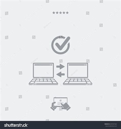 Syncronize Vector Single Icon Stock Vector Royalty Free 407341564 Shutterstock