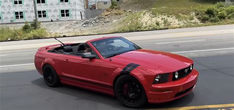 Custom 2006 Mustang Gt Convertible Fiery Red Design And Enhanced Performance Dax Street