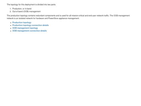 Topology Sonic Smartfabric Manager For Powerstore Deployment Guide