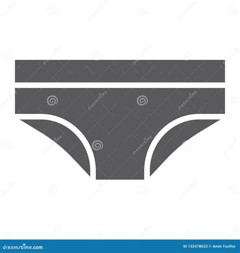Panties Glyph Icon Lingerie And Female Underwear Sign Vector