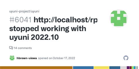 localhost rpc api stopped working with uyuni 2022 10 · issue