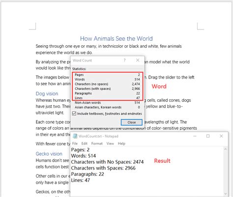 Cvbnet Count The Number Of Pages Words Characters Paragraphs And Lines In Word Documents