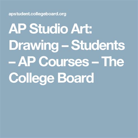 AP Studio Art Drawing Portfolio Tips