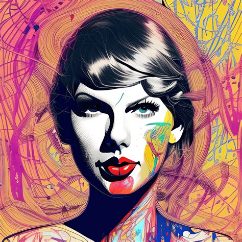 Taylor Swift Centered Graphic · Creative Fabrica