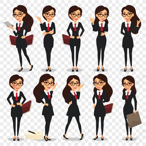 전문 여성 벡터만화상표클립 아트 Png 일러스트 무료 다운로드 Lovepik